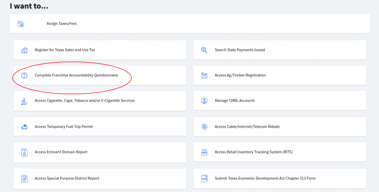 annual report Texas - How to Start a Business